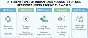 NRI Bank Account Guide: NRE, NRO & FCNR Accounts